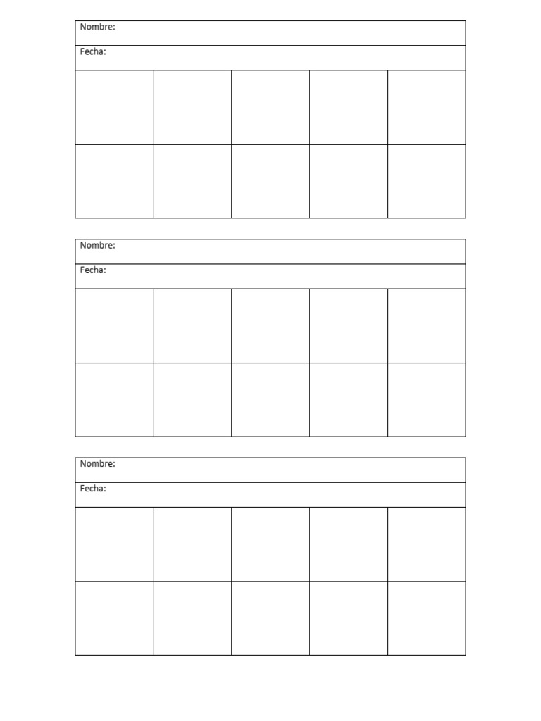 Tabla Para Registro de Trabajos Diarios | PDF