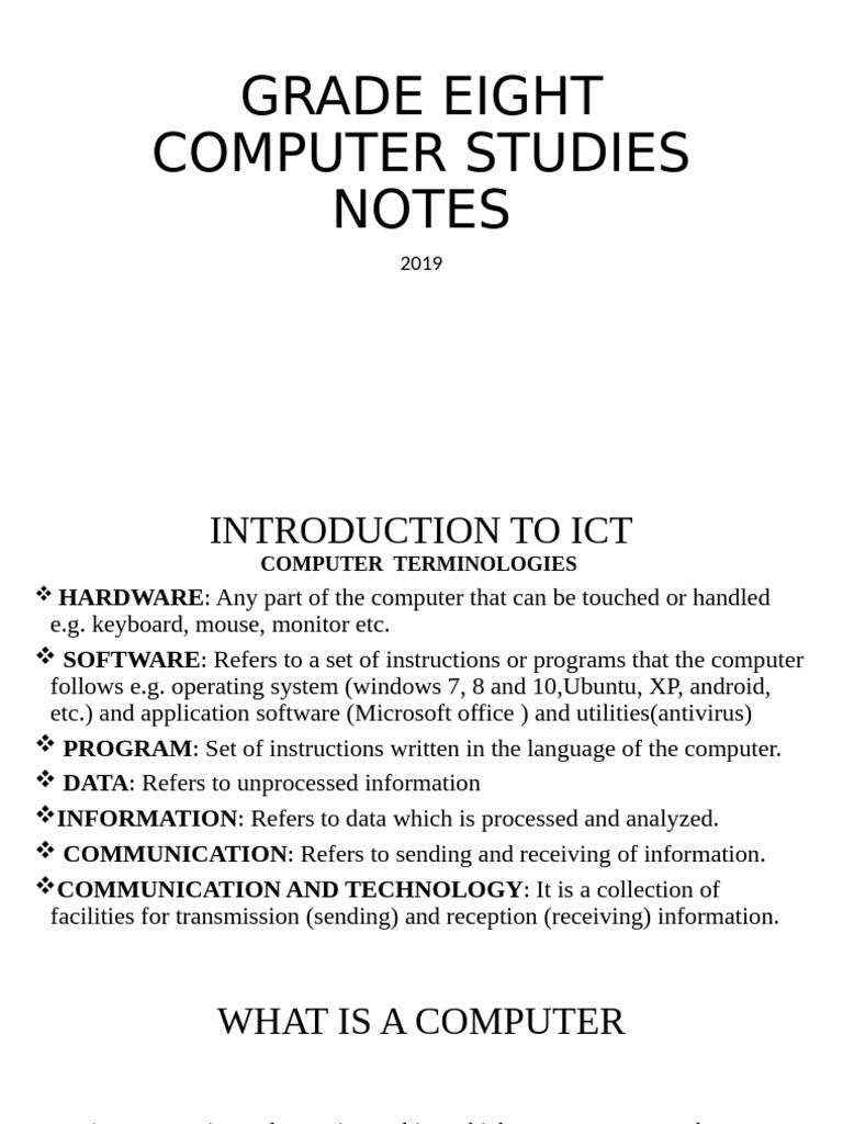 Final Notes | PDF | Computer Hardware | Computer Keyboard
