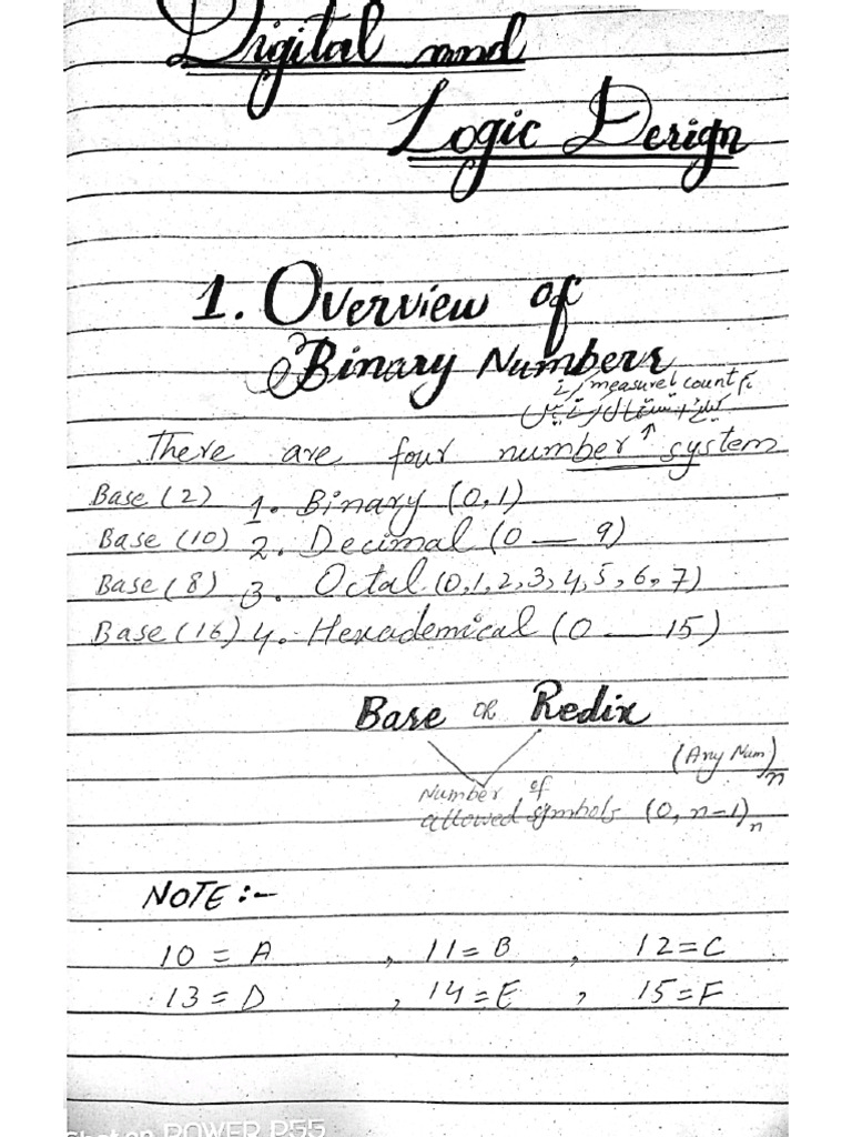 Overview of binary number | PDF