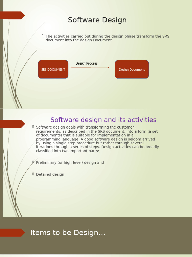 Lecture 5 Software Design | PDF | Modular Programming | Object (Computer Science)