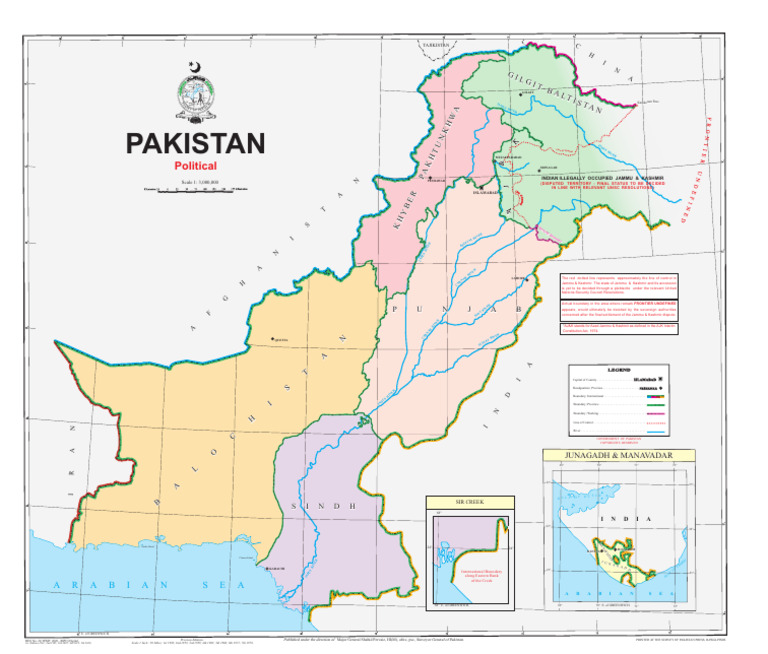 Political Map Pakistan | PDF