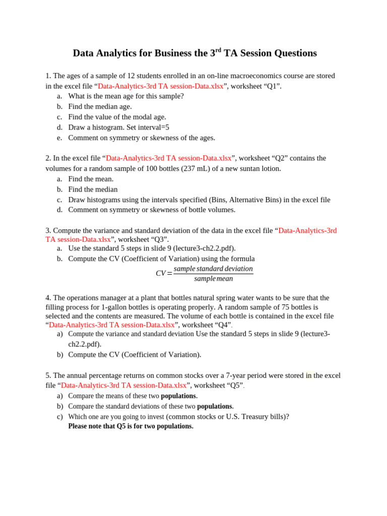 Business Data Analysis Guide | PDF