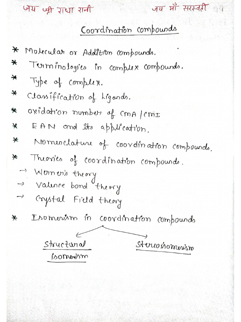 Coordination Compounds### | PDF