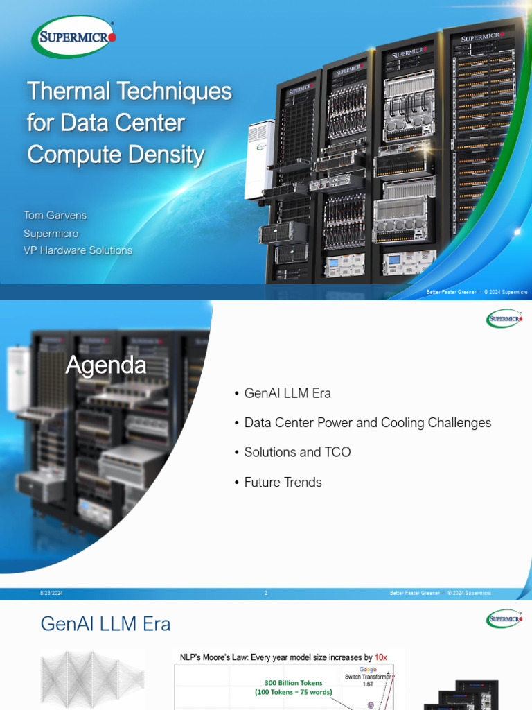 HC2024 T2 Supermicro Garvens Final | PDF | Graphics Processing Unit | Data Center
