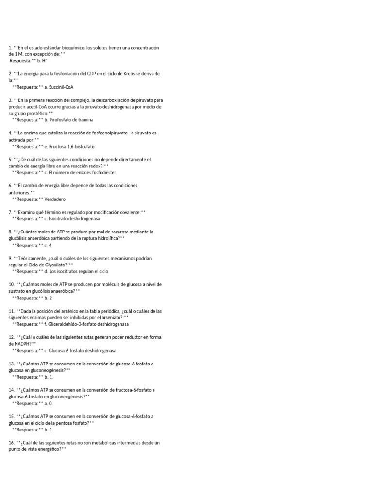 RESP | PDF | Dieta y nutrición | Química