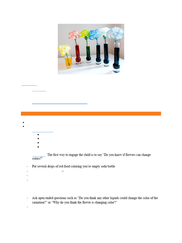 2 Color Changing Flower | PDF