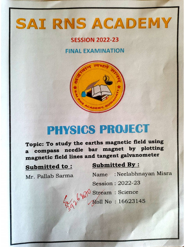 Sample Pages For Physics Project | PDF