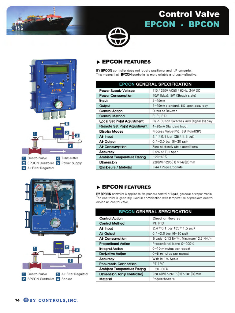 EPCON vs BPCON Controllers: Features & Specs | PDF | Power Supply ...