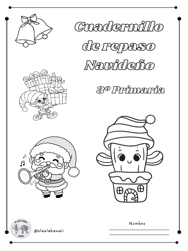 Cuadernillo Navideño para 3º Primaria | PDF | Color