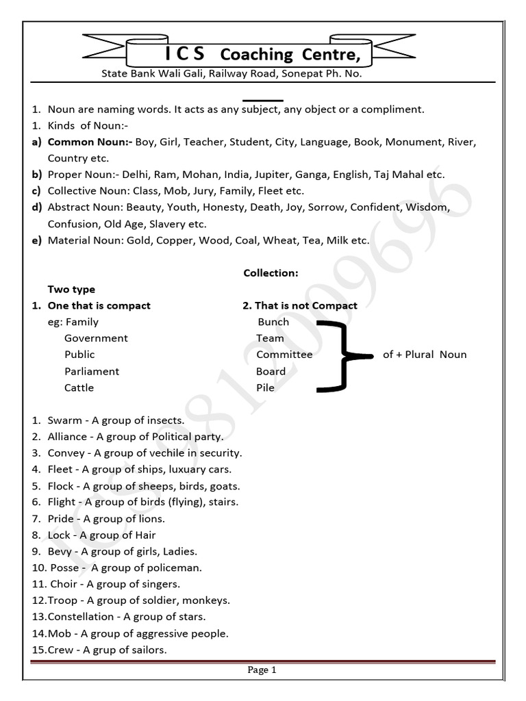 Noun 7 | PDF | Grammatical Gender | Plural