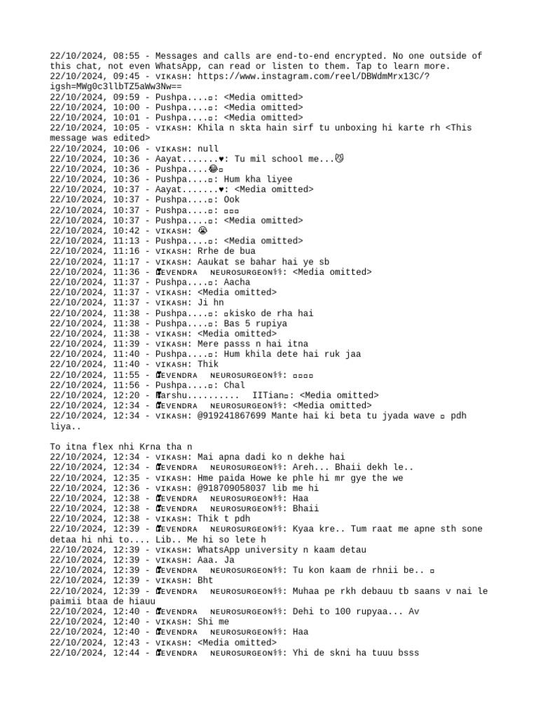WhatsApp Chat With Bakchodi Battalion ???? | PDF