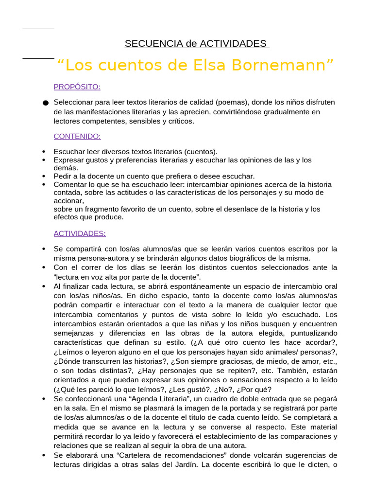 Elsa Bornemann | PDF | Cuentos