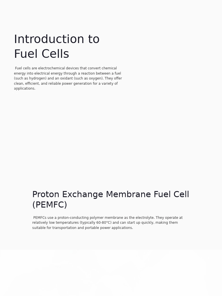 Introduction To Fuel Cells | PDF | Fuel Cell | Electrochemistry