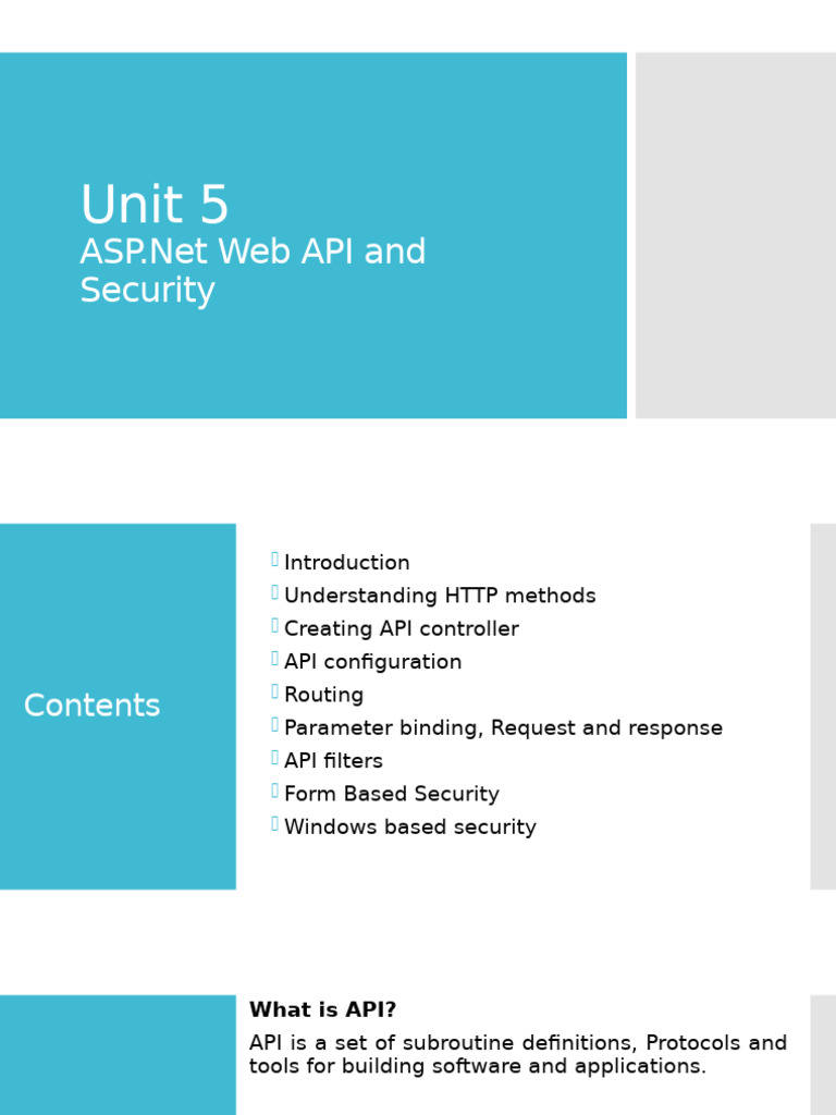 EContent 11 2024 12 10 05 37 43 5unit 5 ASPNET Web API and Securitypptx 2024 11 20 10 01 15 ...
