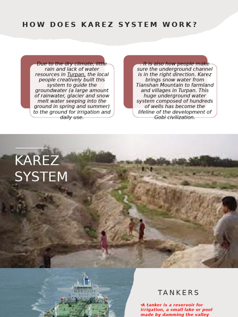 Karez and Tankers | PDF