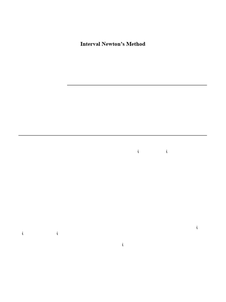 Solving Intuitionistic Fuzzy Unconstrained Optimization Problems Using Interval Newton's Method ...