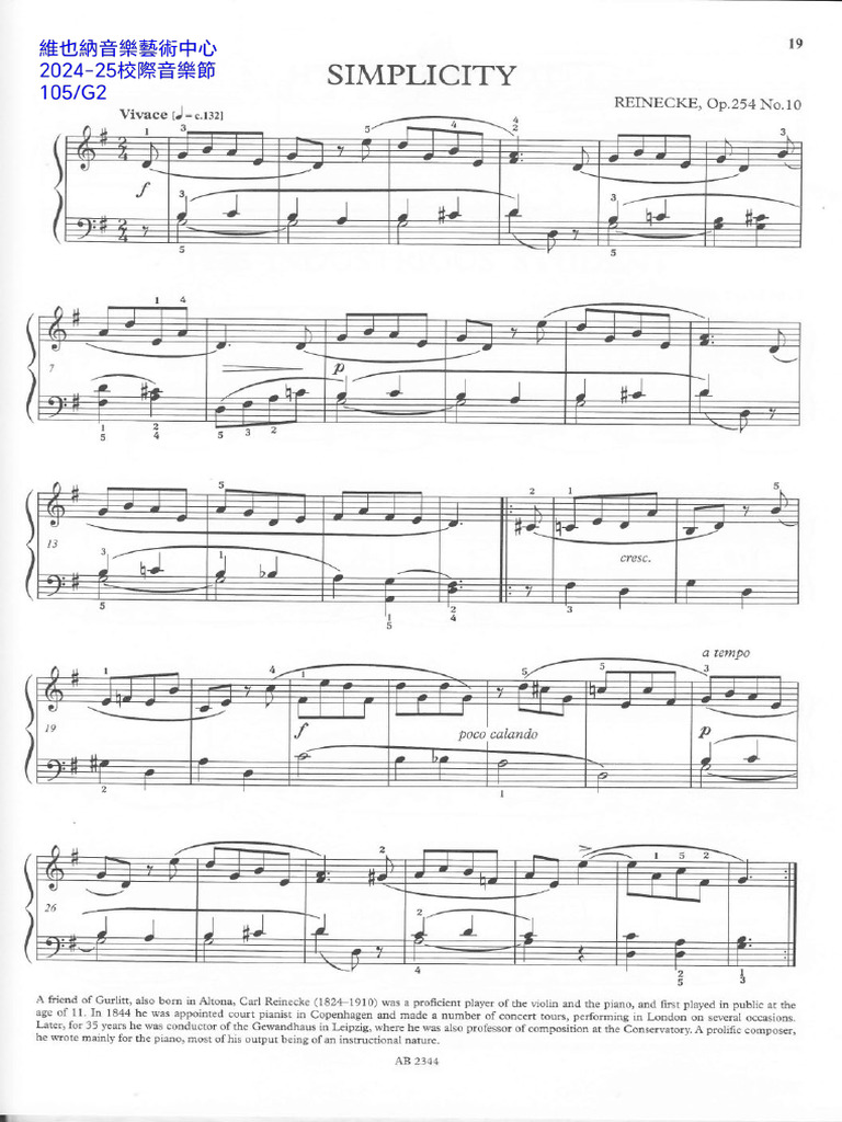 Simplicity by Reinecke | PDF