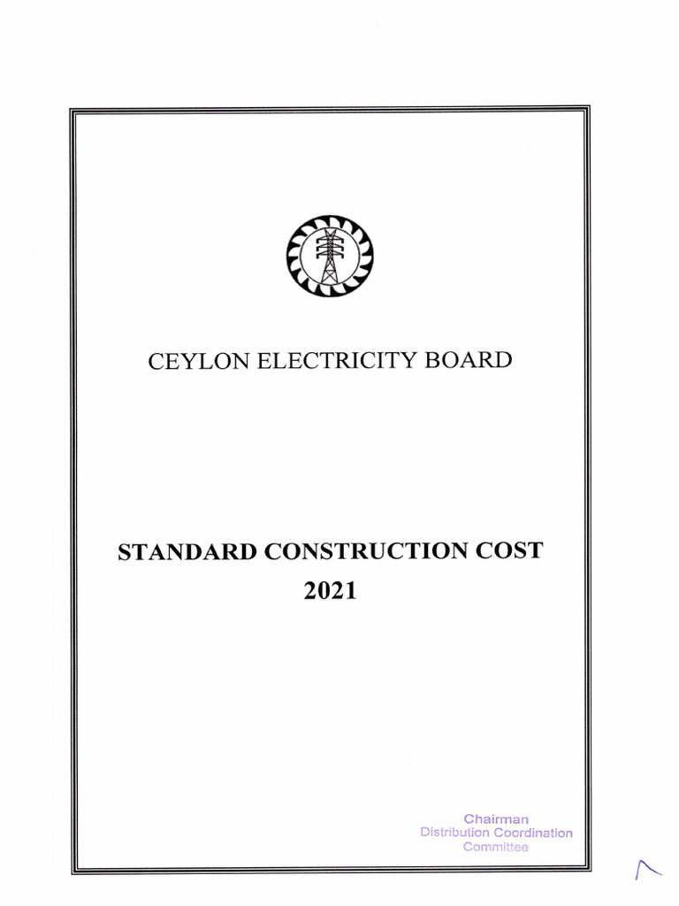 Standard_Construction_Cost_2021 | PDF