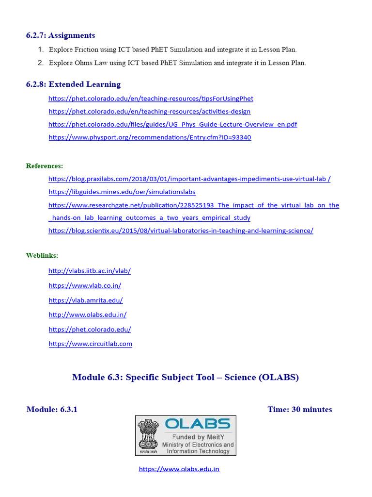 OLabs: Virtual Science Labs for Education | PDF | Experiment | Simulation