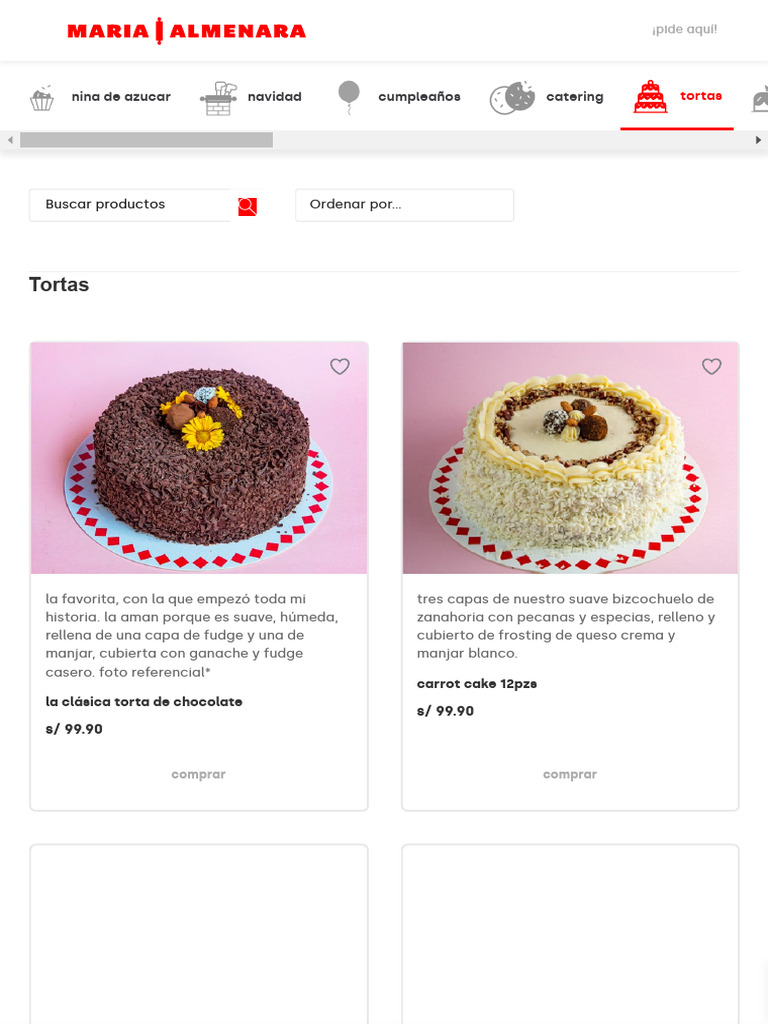 Tortas - Maria Almenara | PDF | Tarta de queso | Postres