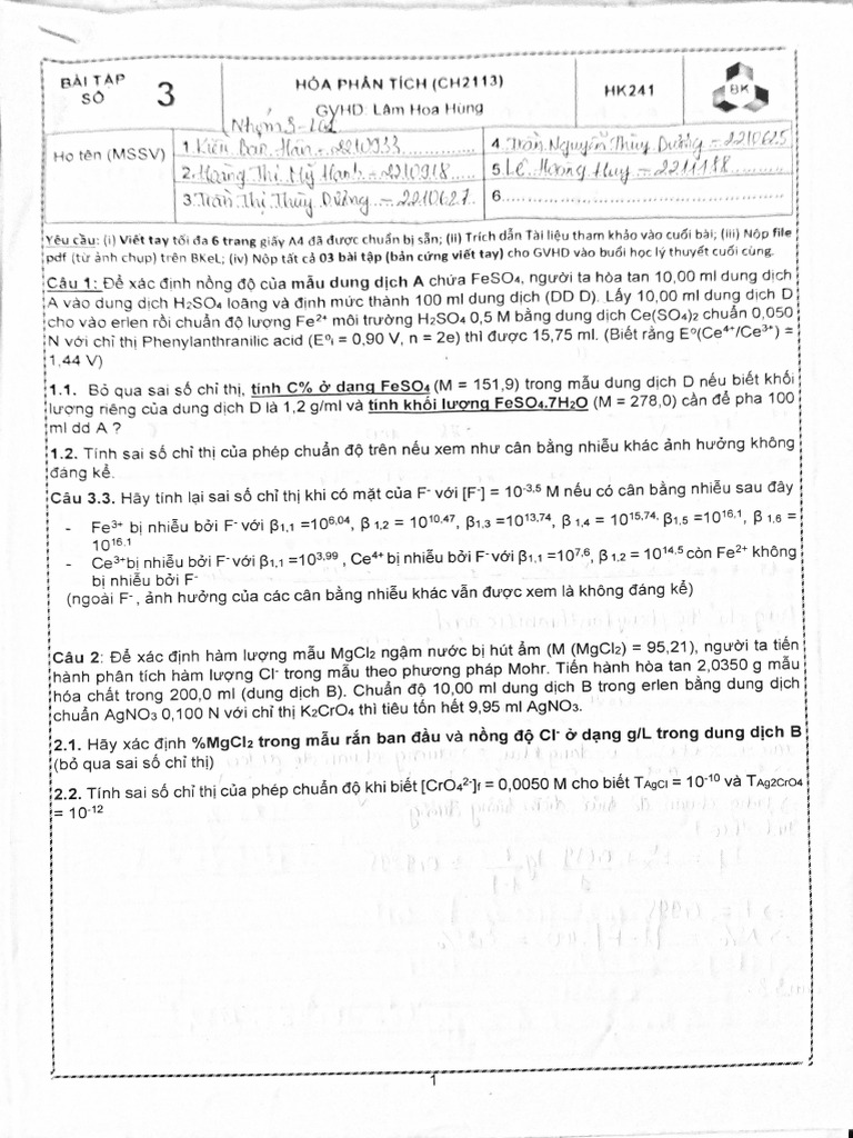 Nhóm 3 BTL số 3 | PDF