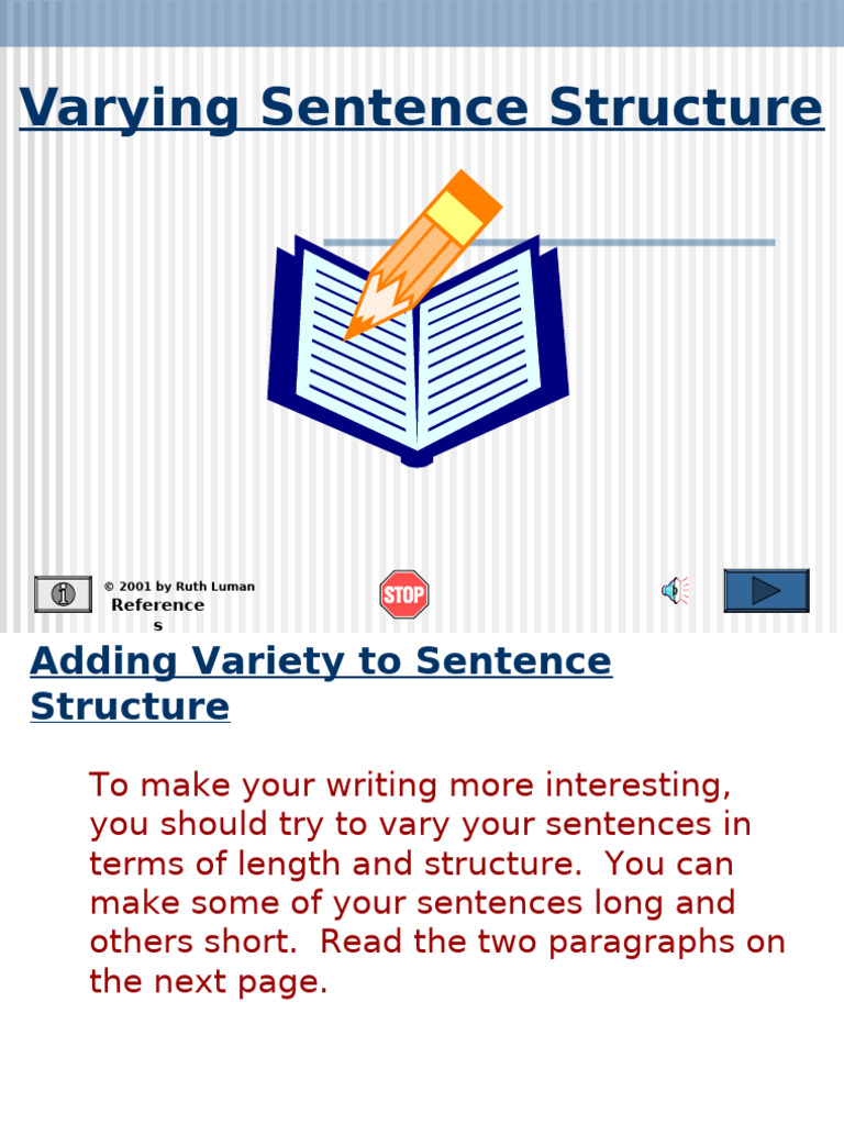 Varied sentences | PDF | Syntax | Grammar