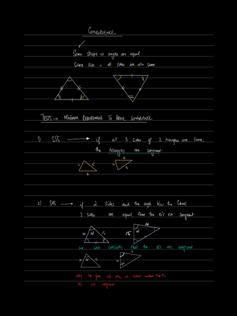 Congruence | PDF | Euclidean Geometry | Euclid
