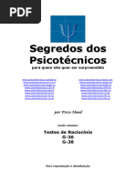 Teste Não Verbal de Inteligencia - G38 | PDF | Inteligência | Cognição