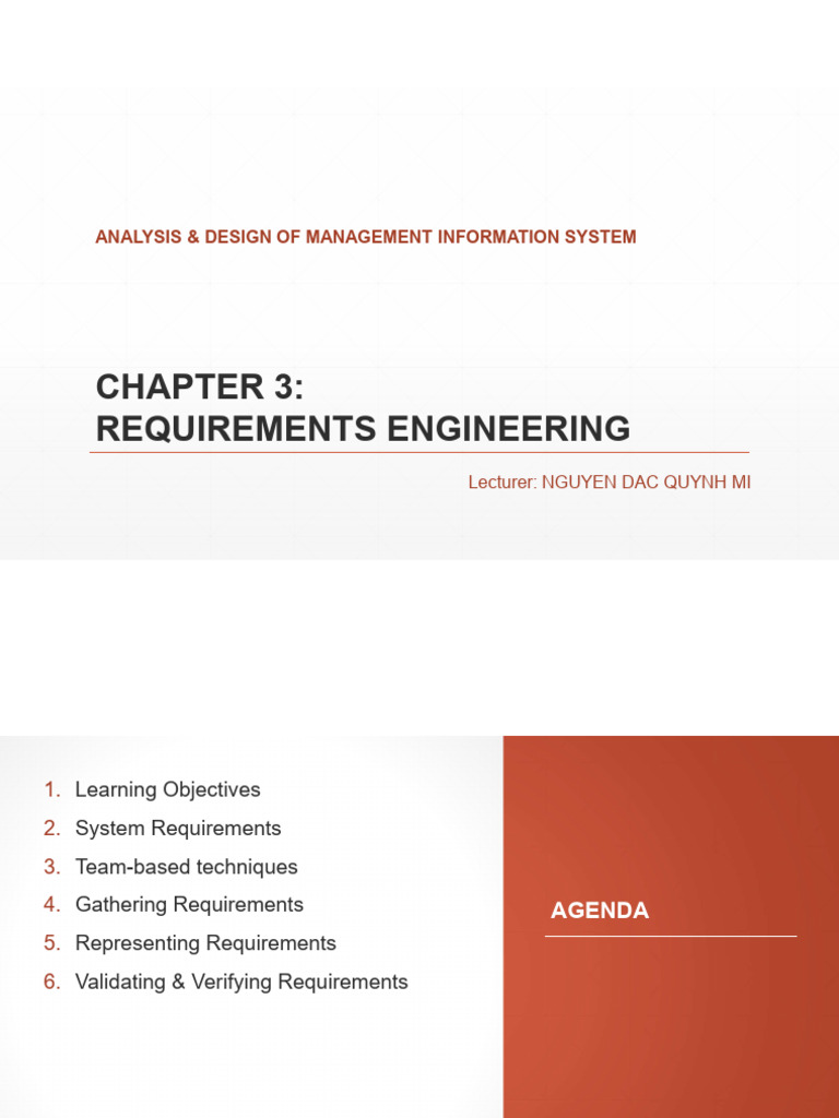 Chapter 3 - Requirements Engineering | PDF | Use Case | Information Technology Management