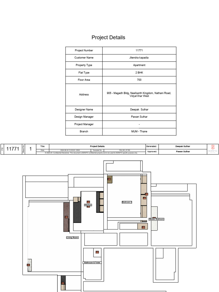 Project Details: Title: Approved: Generated | PDF