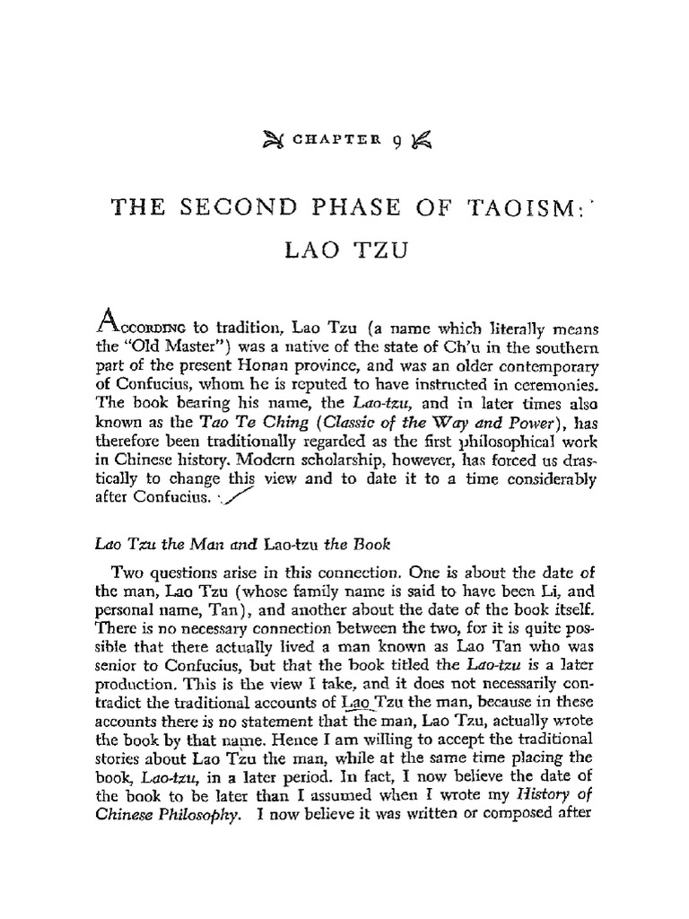 A Short History of Chinese Philosophy | PDF