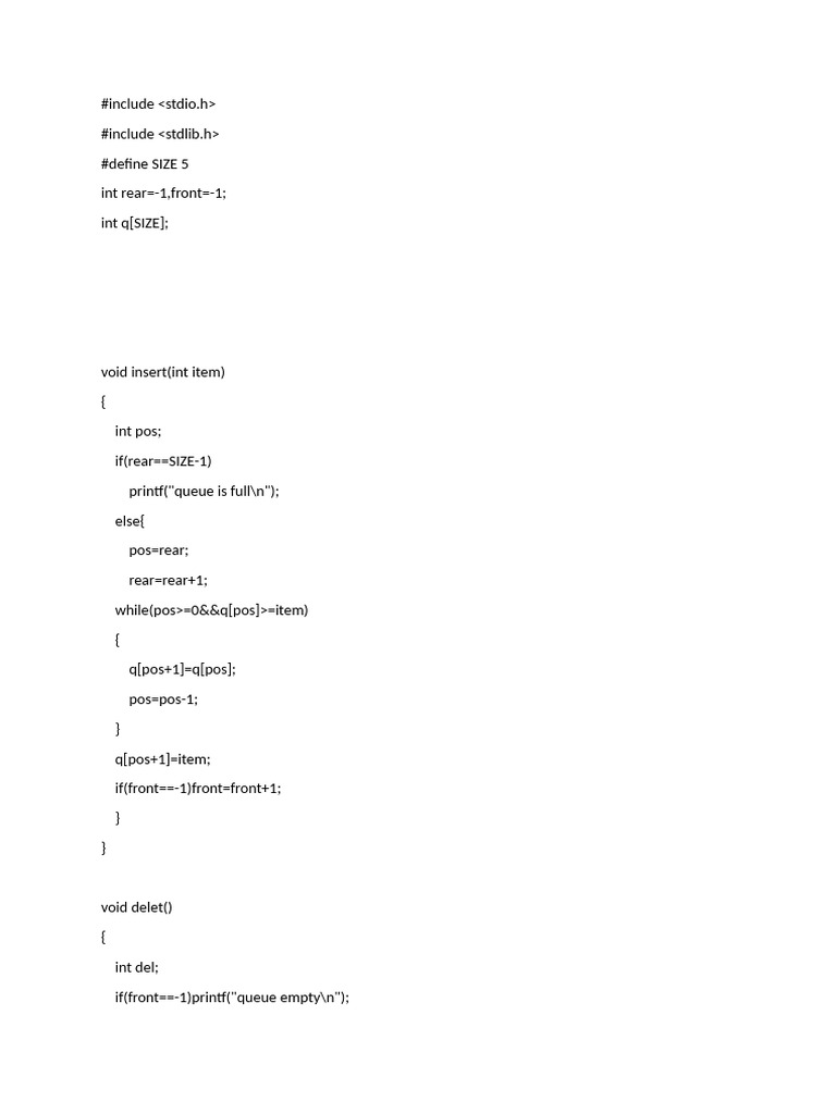Priority Queue - Arrays | PDF