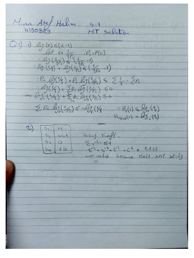 Comm3-MT Solution - MinaAteg | PDF