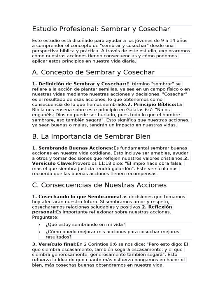 Sembrar Y Cosechar 3 Pdf