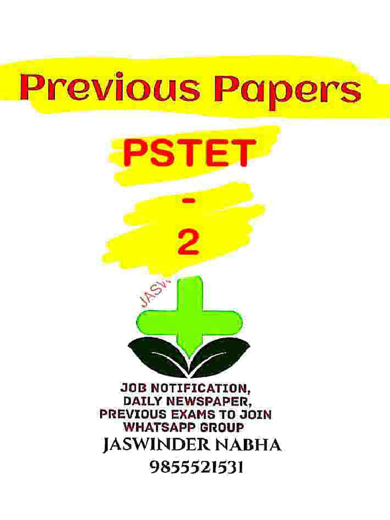 ?PSTET- 2 | PDF