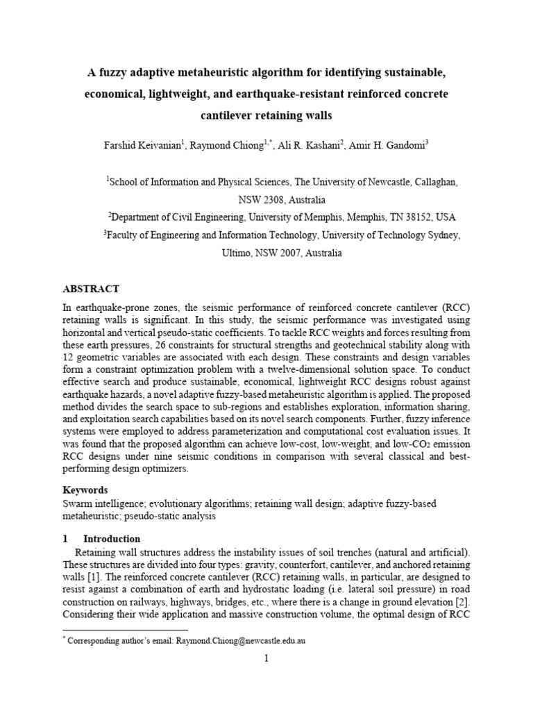Fuzzy - MH-RW | PDF | Metaheuristic | Fuzzy Logic