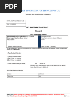 Comprehensive Lift AMC Proposal | PDF | Elevator | Vehicles