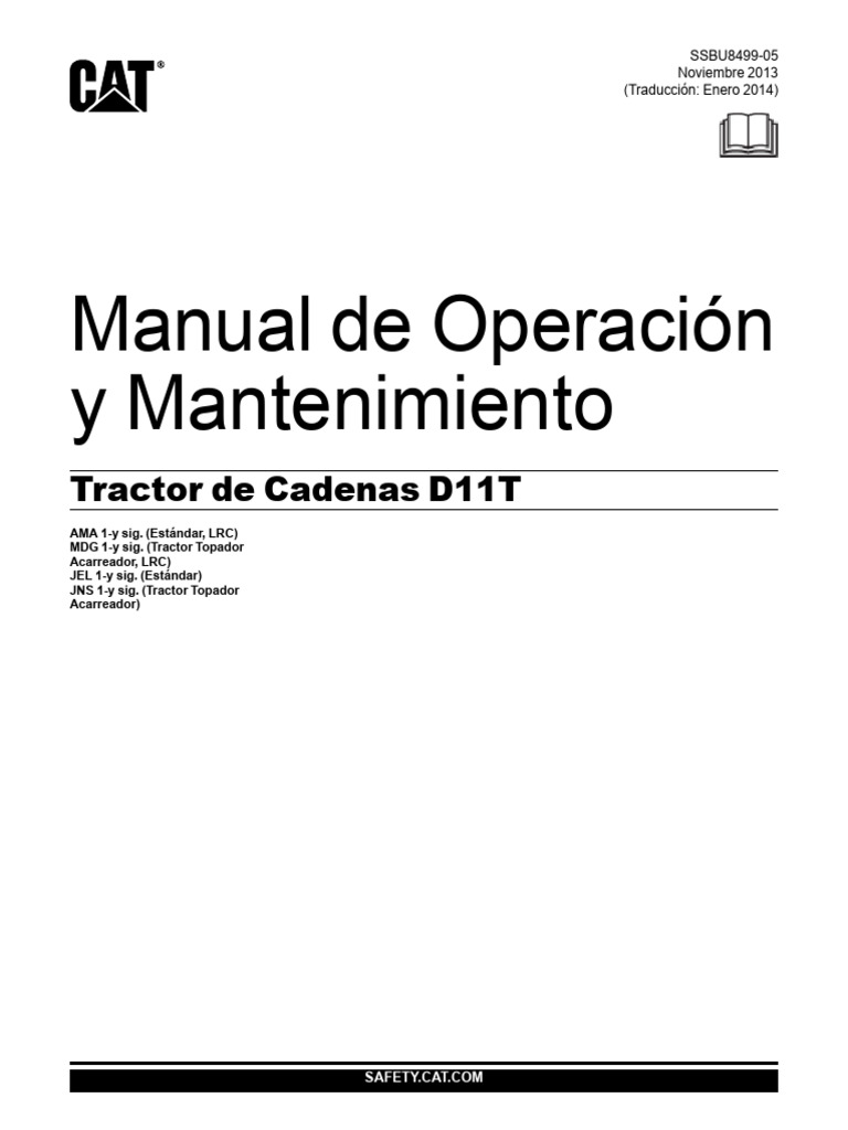 MOM. TRACTOR D11T | PDF | Presión | Agua