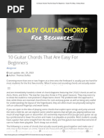 Easy Guitar Songs For Beginners - GuitarHabits | PDF | Guitars