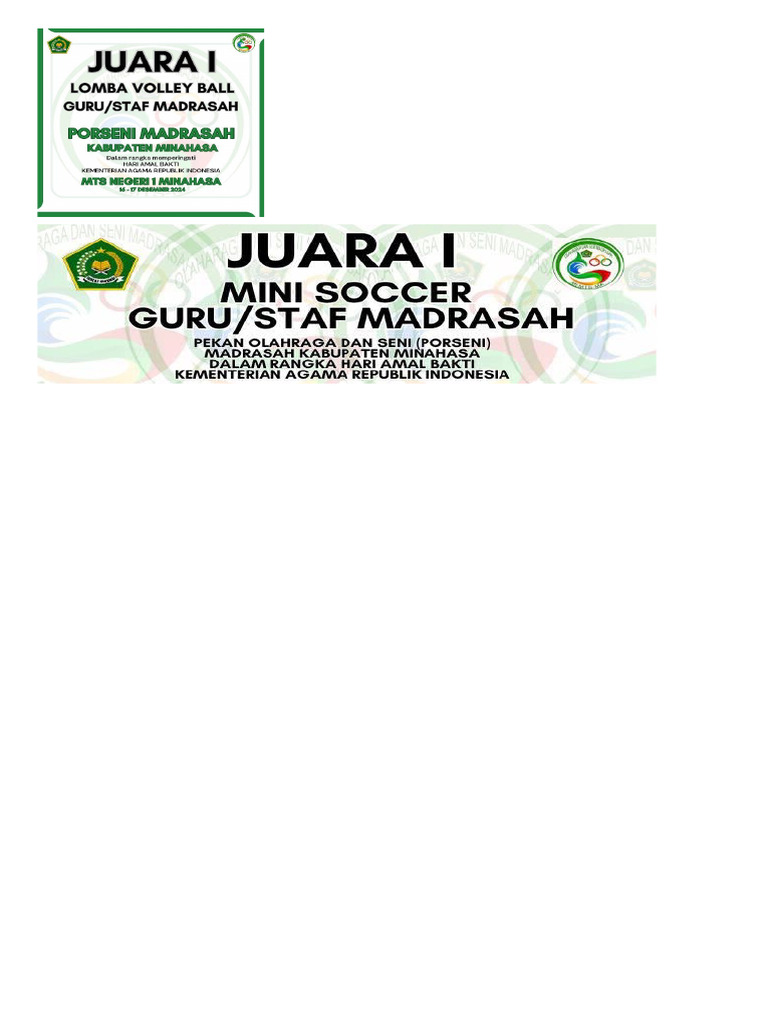 Stiker Piala | PDF
