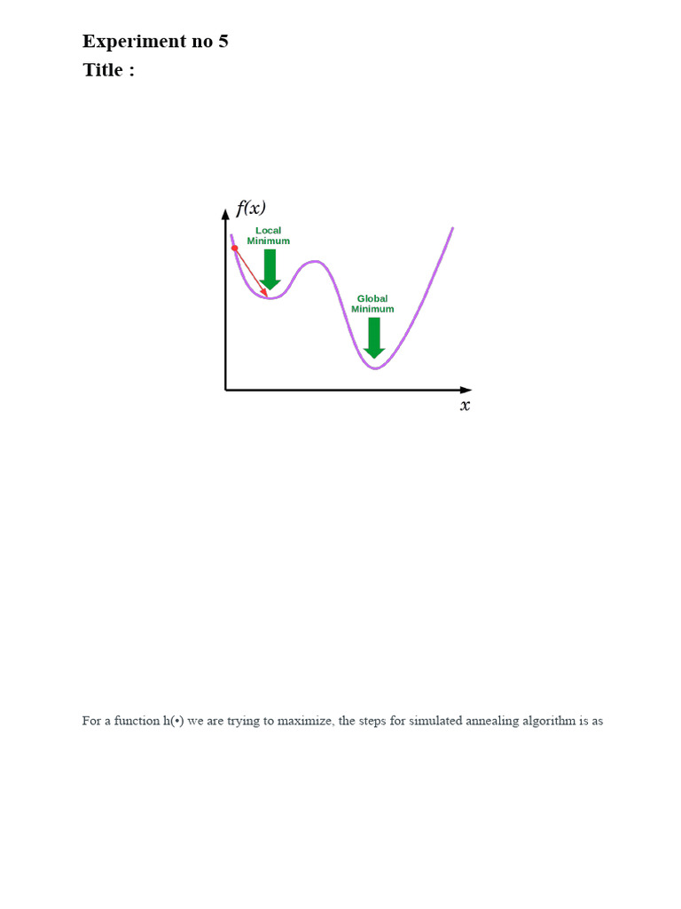 Experiment No5 | PDF | Mathematical Optimization | Applied Mathematics