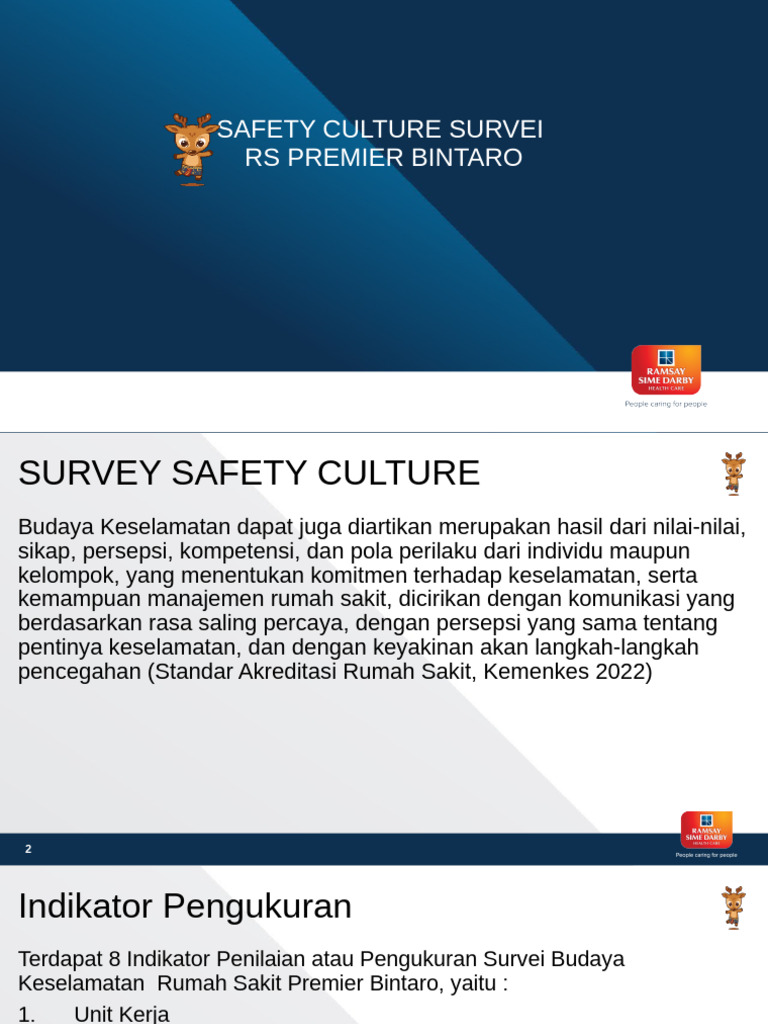 Presentasi Safety Culture - Umum | PDF