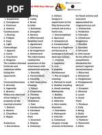 Balderdash Sheet 1 | PDF | Self-Improvement