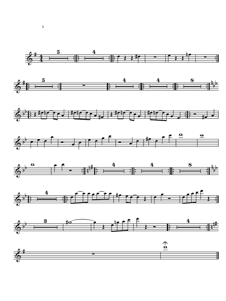 Mambo Rap Arreglo - Trumpet in BB 1.mus | PDF