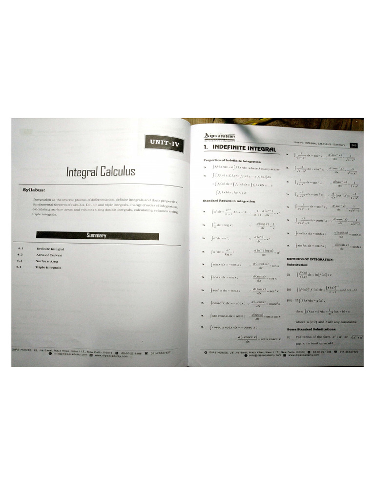 Integral Calculus | PDF