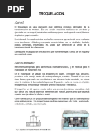 Partes de Un Troquel | PDF | Ingeniería mecánica | Materiales de ...