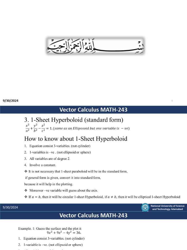 Lec # 8 | PDF | Calculus | Linear Algebra
