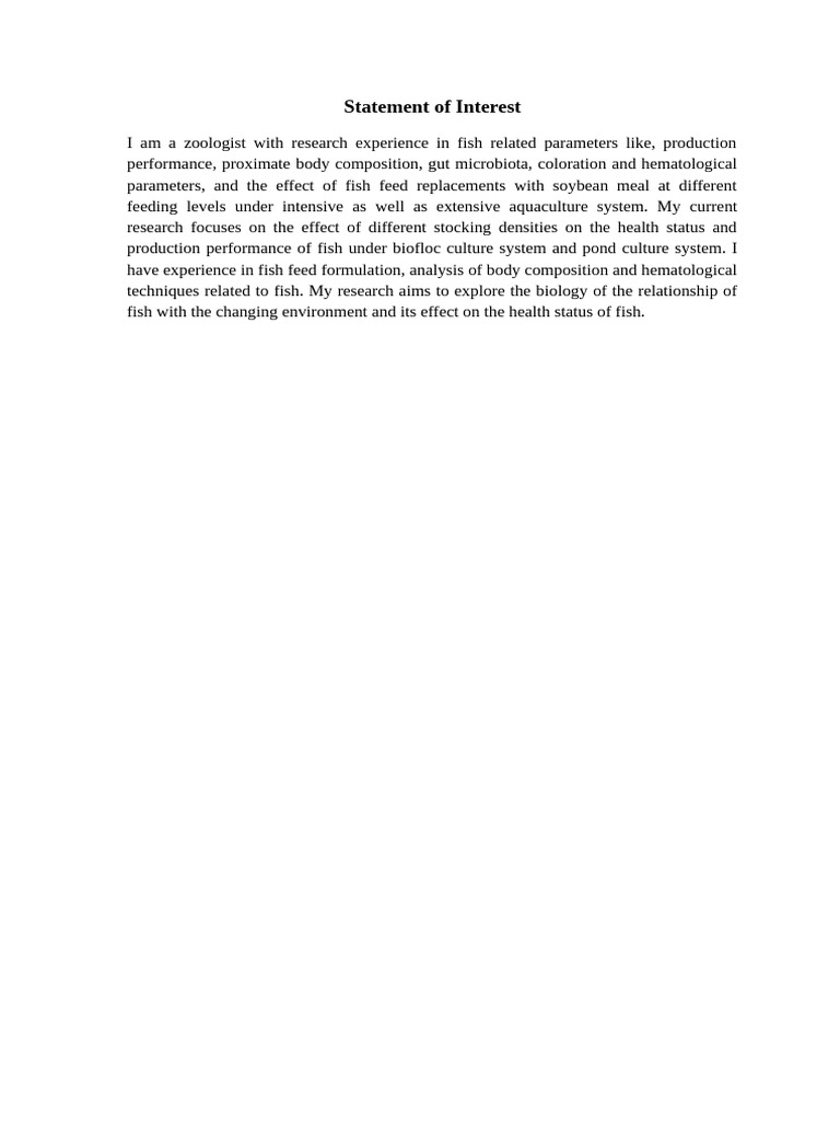 Statement of Interest | PDF