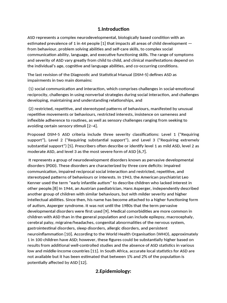 Revised Review Autism | PDF | Autism Spectrum | Asperger Syndrome