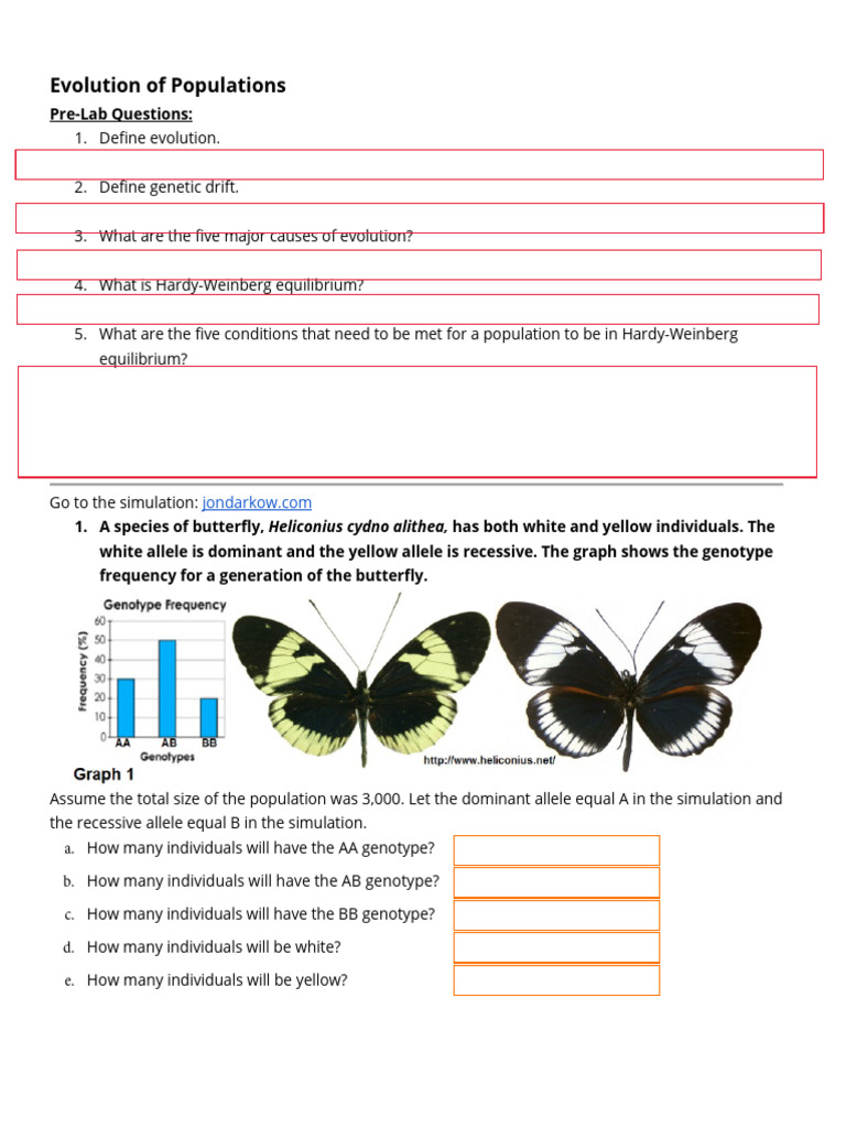 Evolution Of Populations Darkow Pdf Genotype Evolution 4749